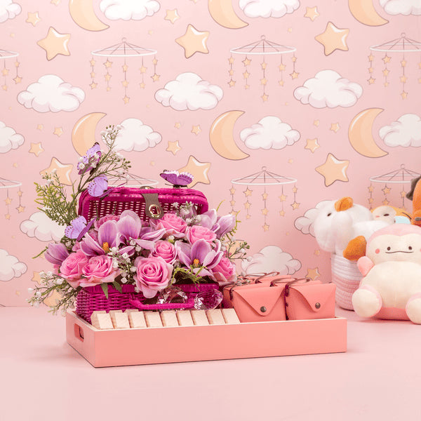 Bundle of Joy Girl – Buono - Chocolate & Flower Gifts In Qatar
